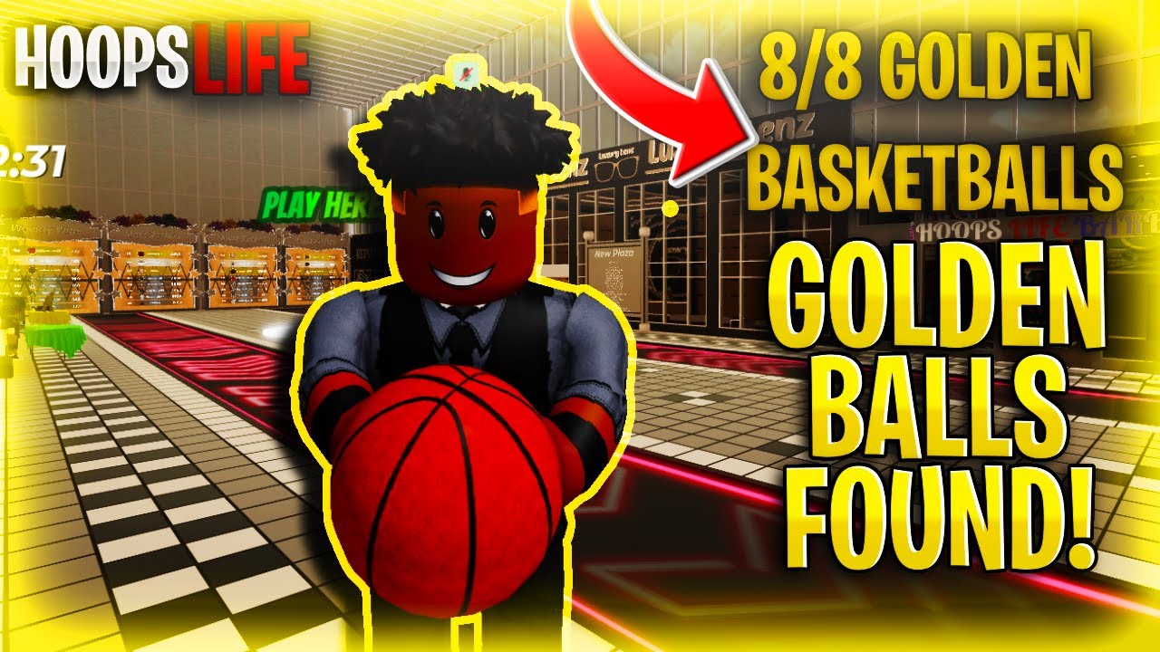 HOW TO FIND ALL *GOLDEN BASKETBALLS* IN HOOPS LIFE! NEW UPDATE 2024 ...