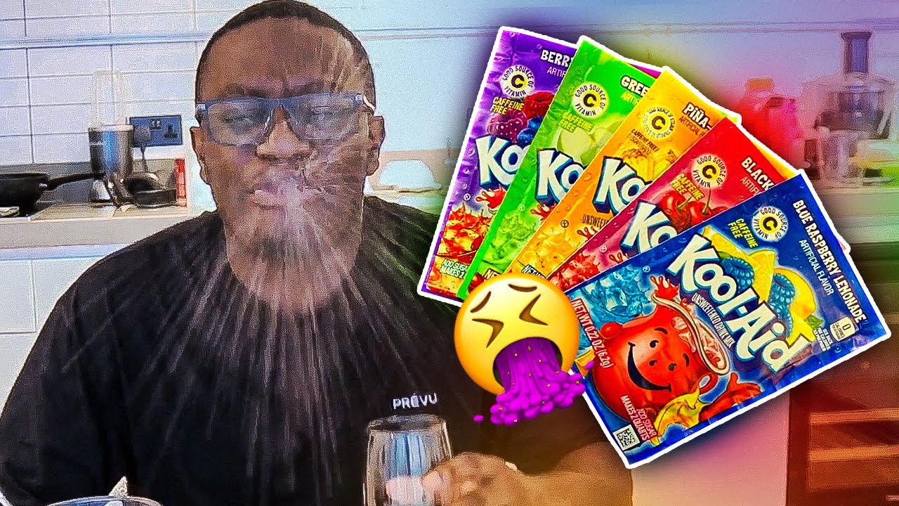 BLACK BRITISH GUY TRIES KOOL-AID - YouTube