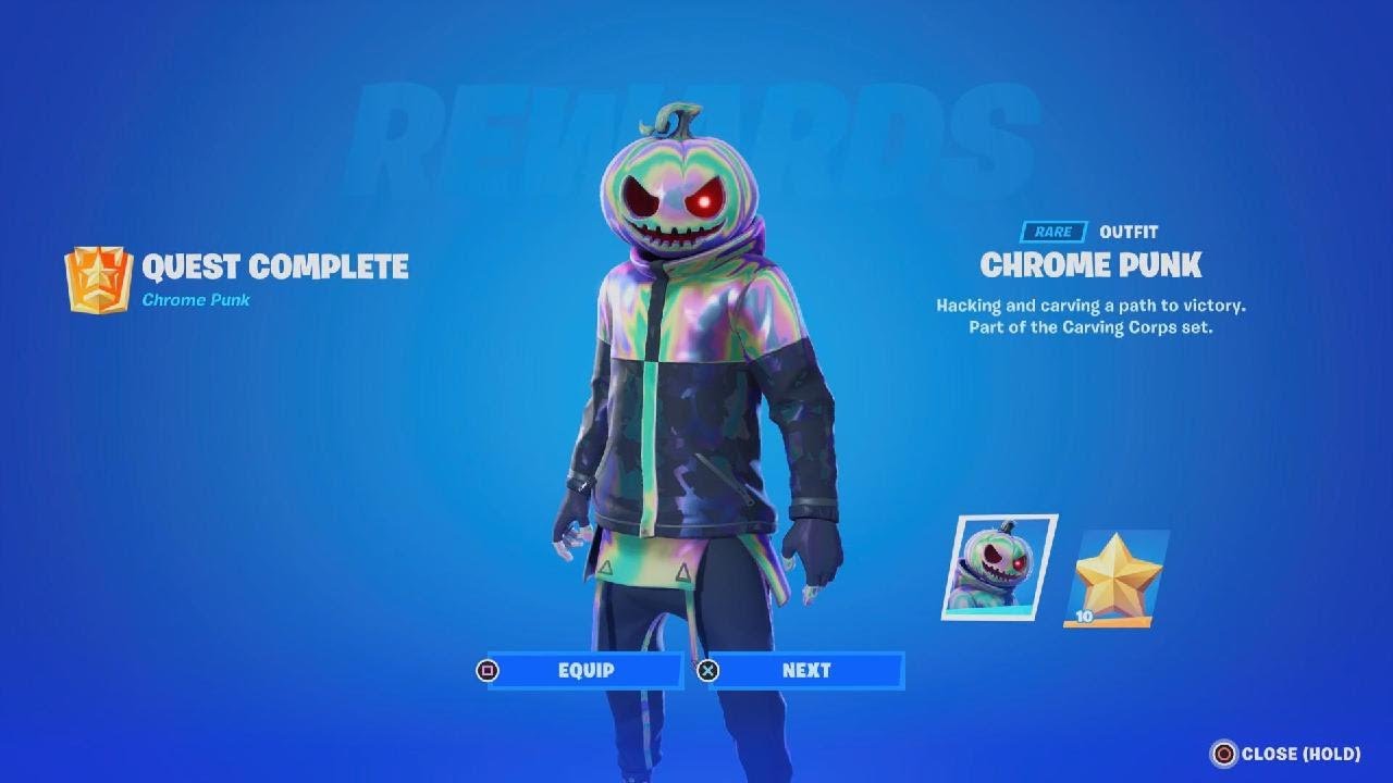 Fortnite CHROME PUNK C4S1 - YouTube