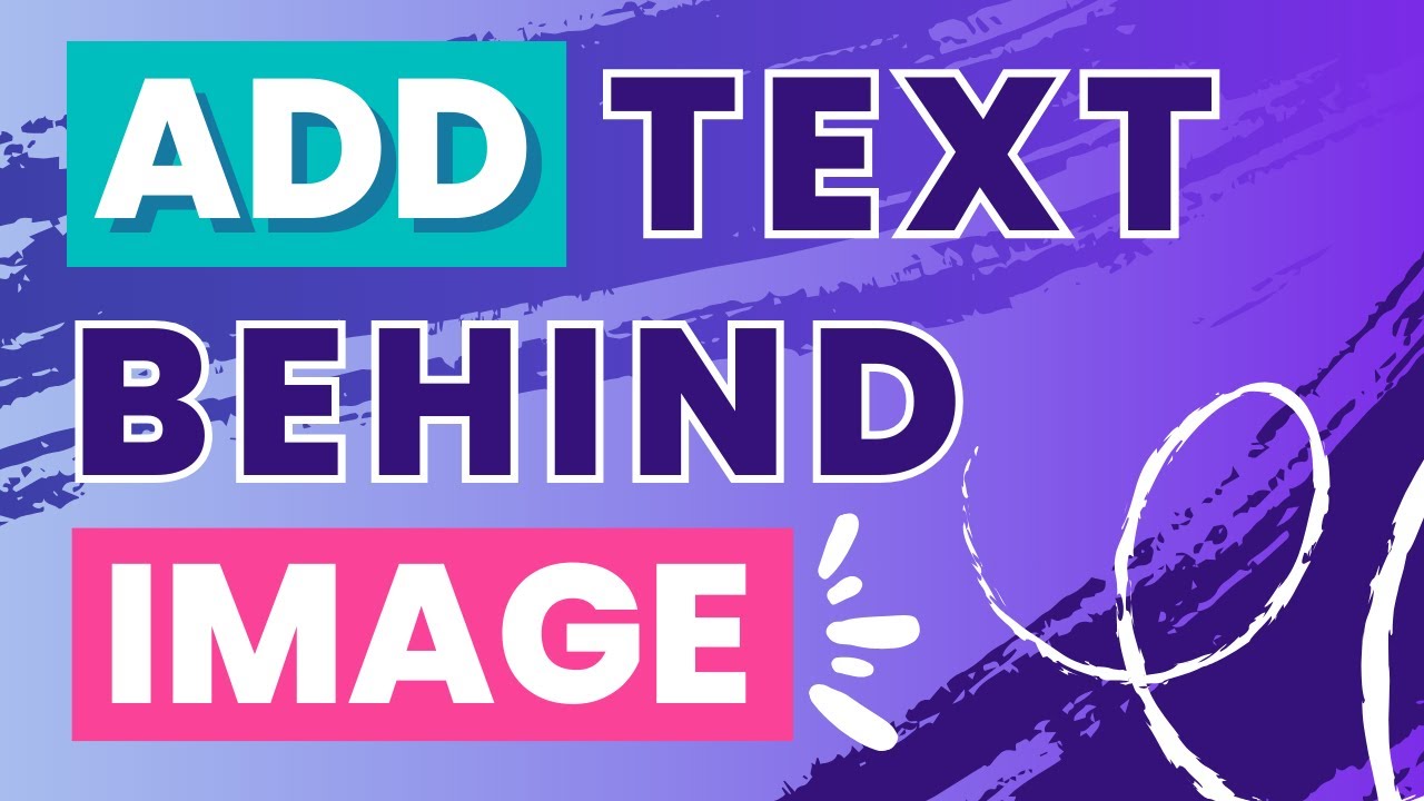 How To Add Text Behind Image In Canva - YouTube