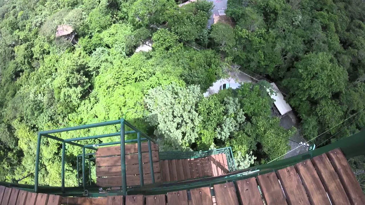 Superman Zip Line at Selvatica - YouTube