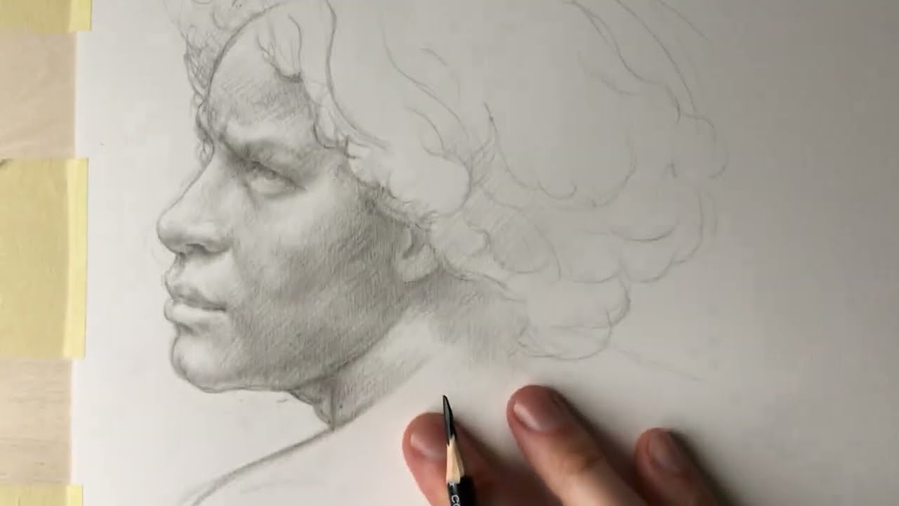 black crayon drawing #drawing #rysunek - YouTube