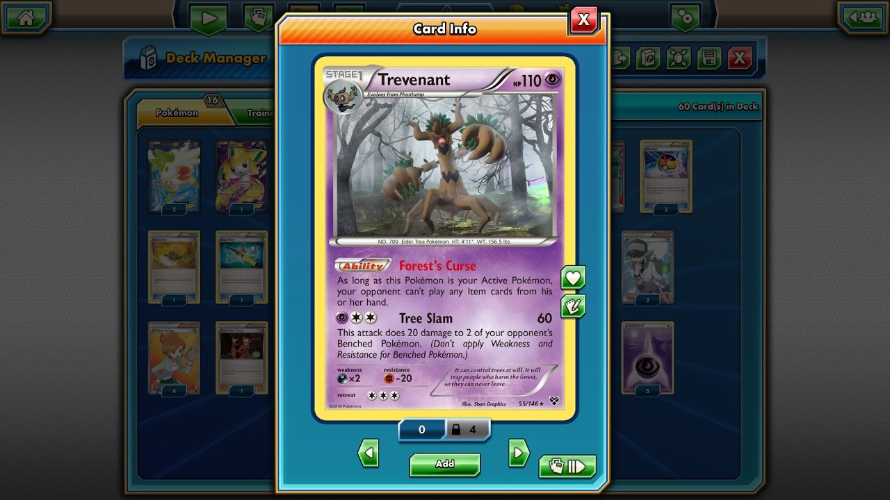 Pokemon TCG - Let's play Trevenant BREAK Deck in expanded! - YouTube