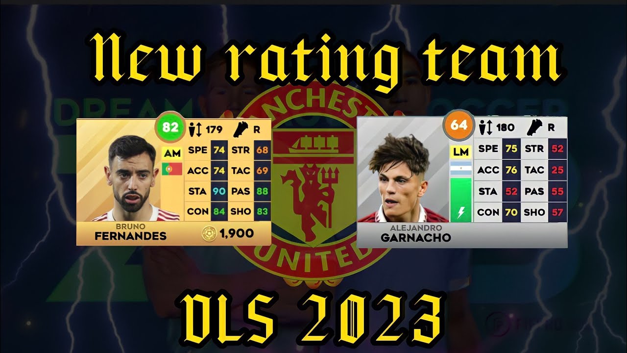 DLS 2023 | New rating team Manchester United in Dream League Soocer ...