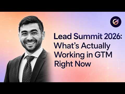 Spencer Tahil at Lead Summit 2026: What's Actually Working in GTM Right Now