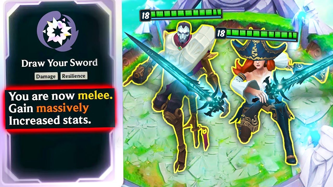 We played Double Marksmen but turned them into MELEE Champions (WE HAVE ...