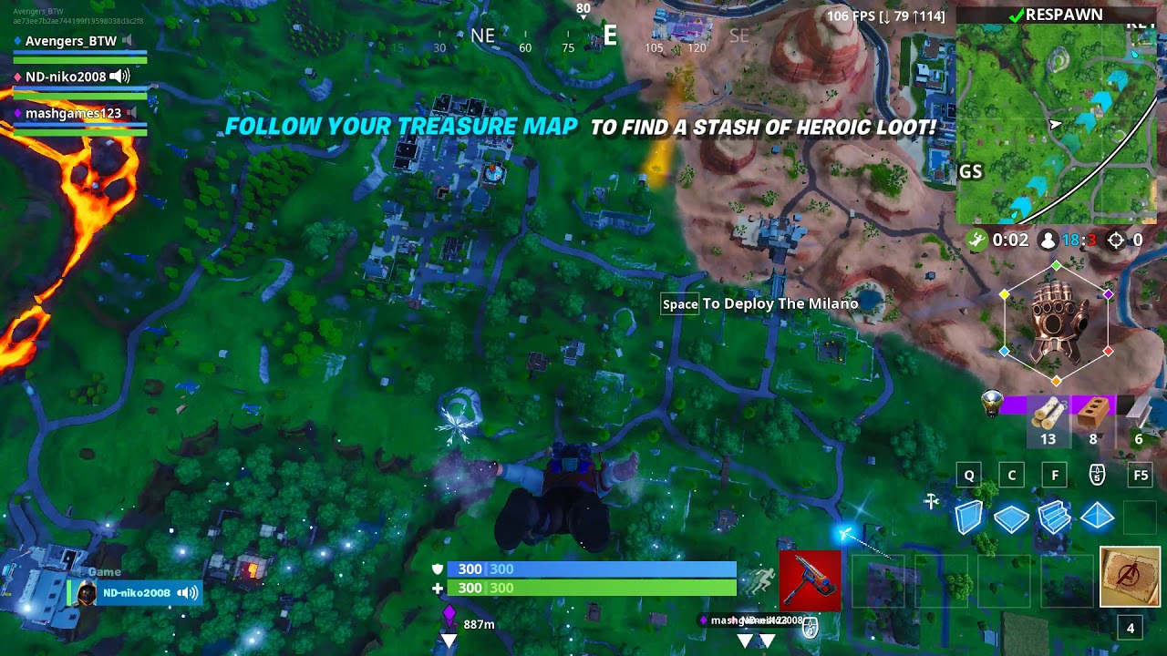 3 CHITAURI VS 18 AVENGERS | Fortnite ENDGAME LTM - YouTube