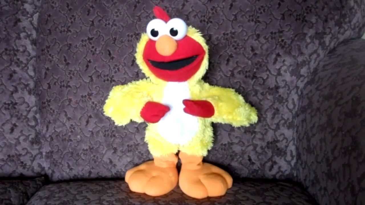 CHICKEN DANCE ELMO FLAPS ARMS LIKE A CHICKEN - YouTube