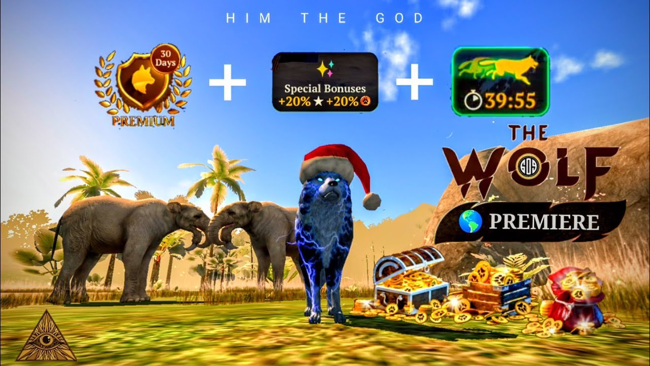 HOW MUCH COINS CAN I EARN IN 40 MINS. W/ PREMIUM GOLD + HOLIDAY EVENT + MEGA BOOST | THE WOLF ...