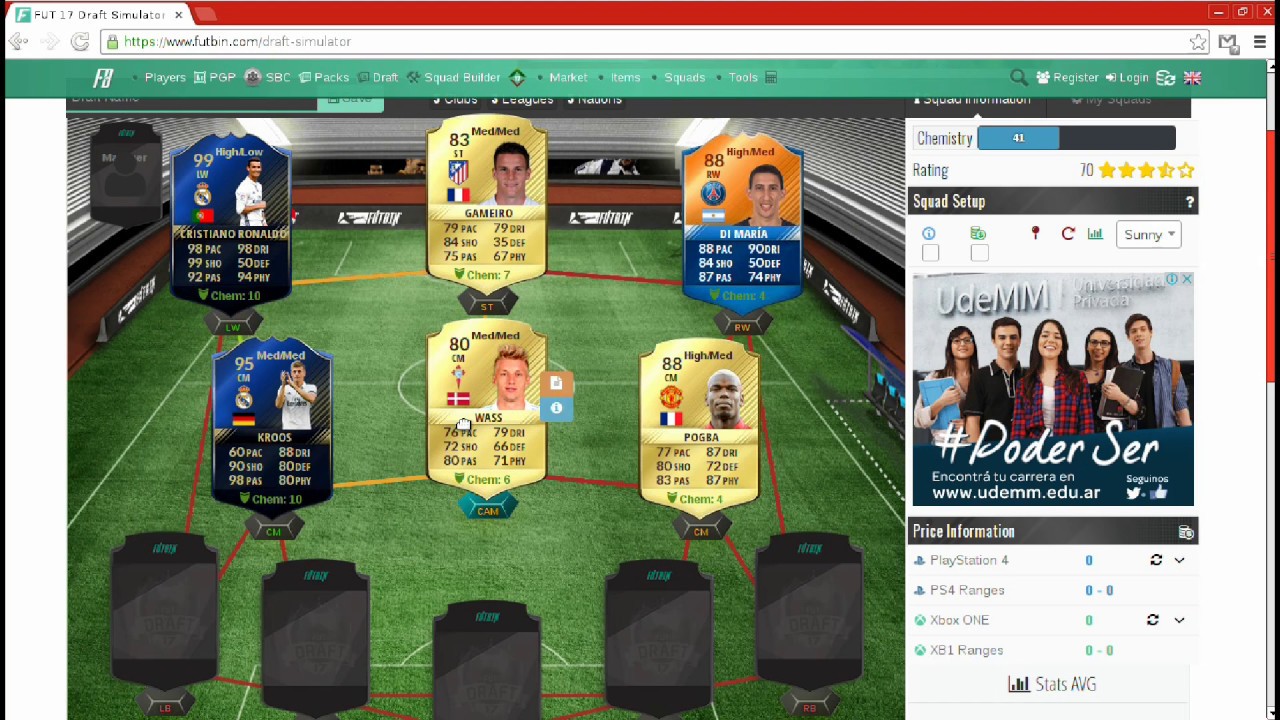 fut draft de wefut 17 |fifa 17| - YouTube