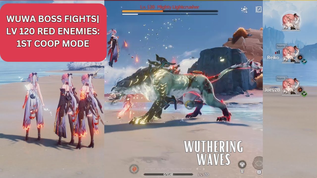 Wuthering Waves : Fighting Cracked red enemies - Lv 120 Mighty ...