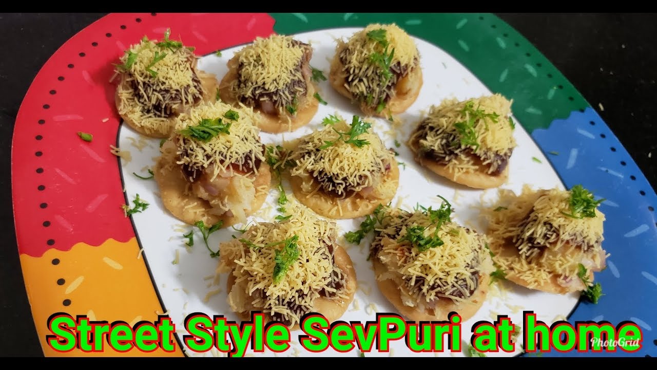 Mumbai Sev Puri I Popular Mumbai Street Food I Mumbai Chaat I Party ...
