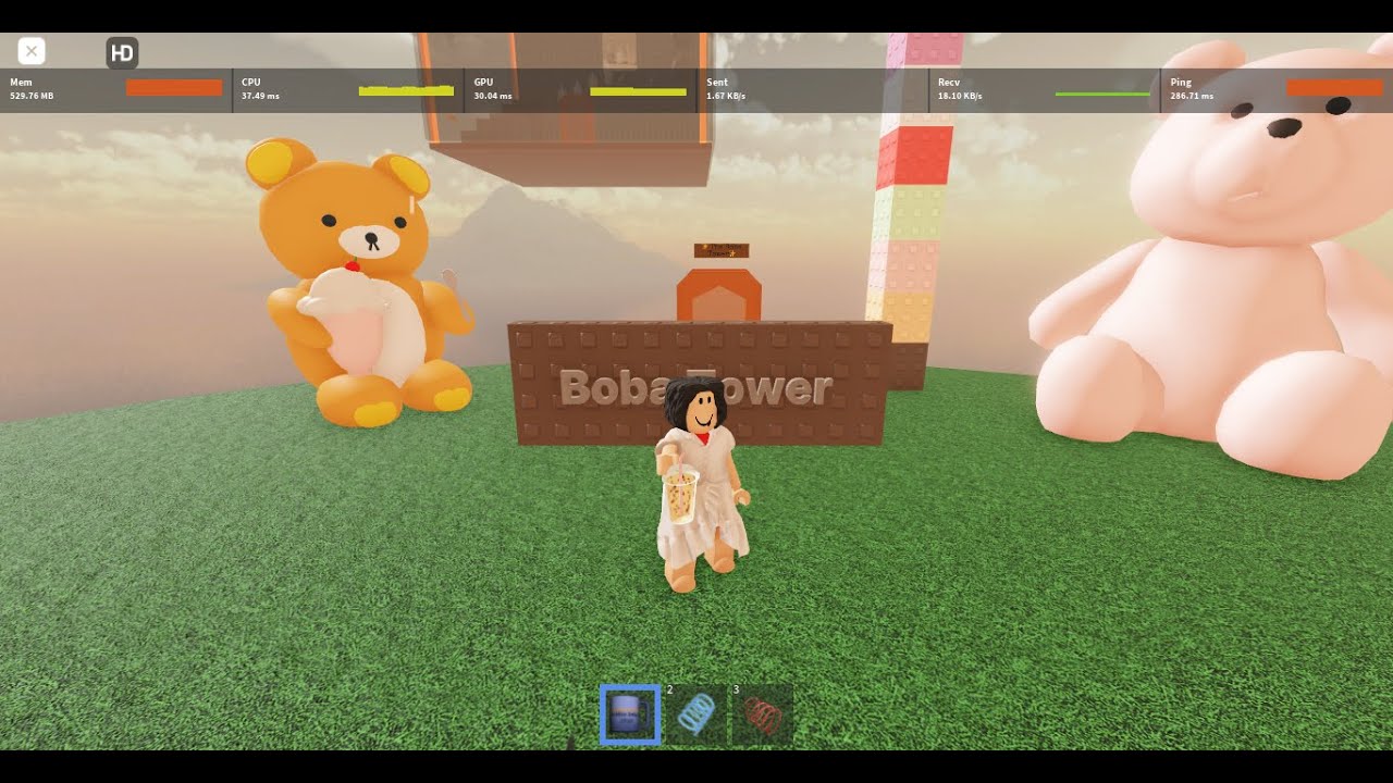 ASMR boba tower roblox boba tower - YouTube
