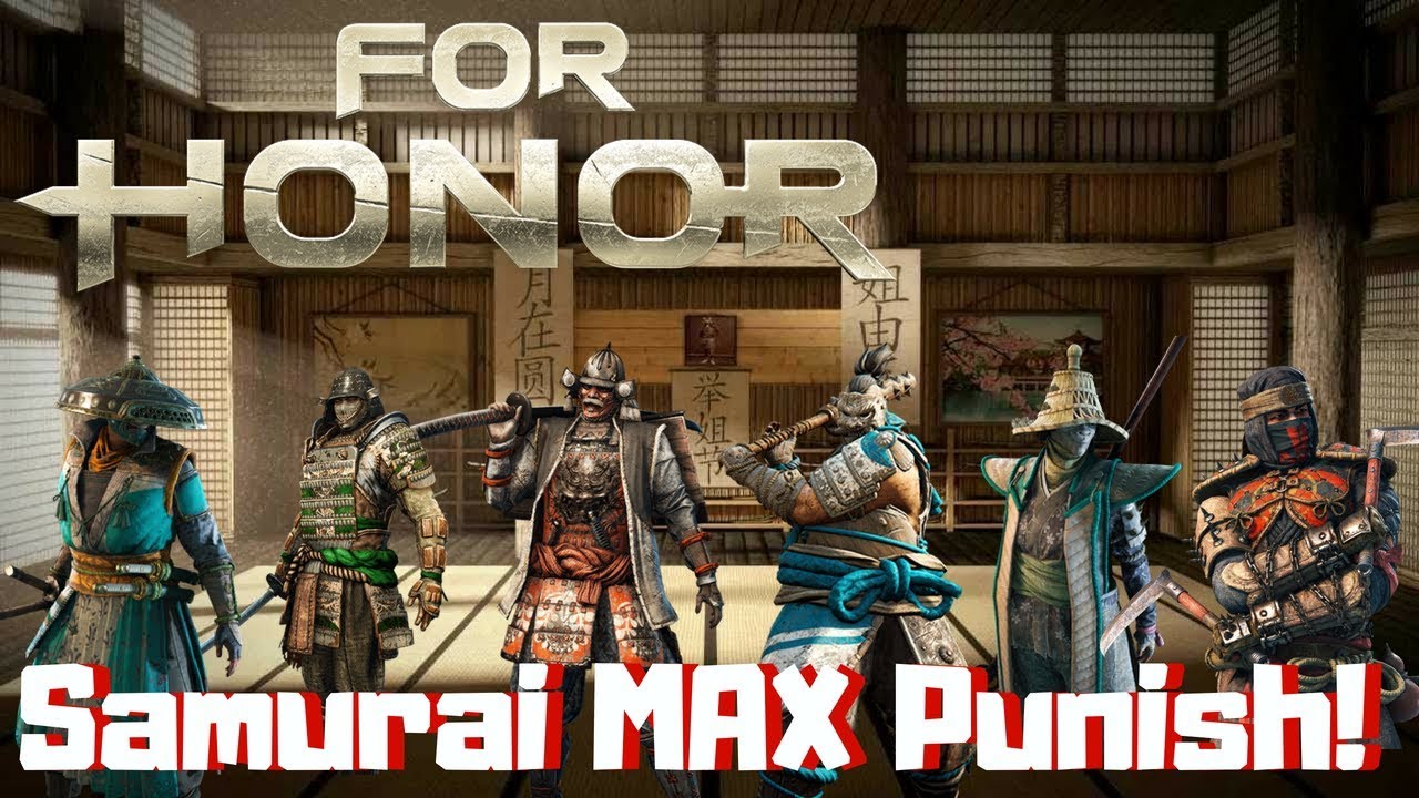 All Samurai Max Punishes! (v1.23) [For Honor Guide] - YouTube
