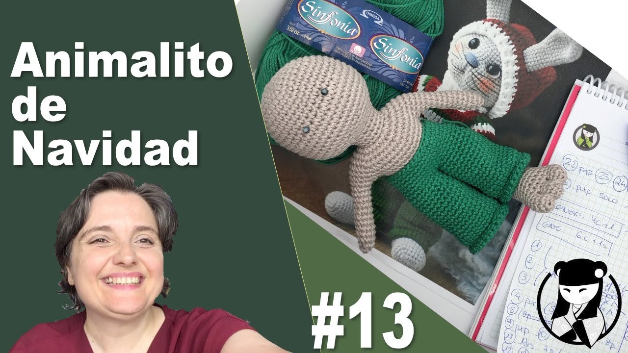 Animalito amigurumi 13 navidad - YouTube