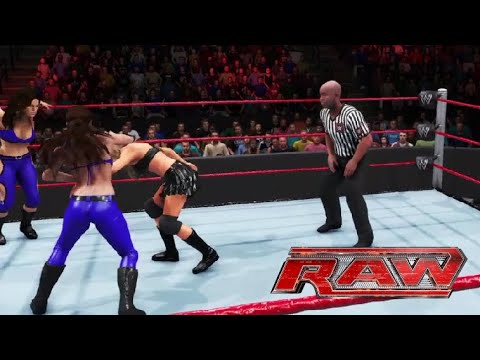 Maria & Candice Michelle vs. Jillian Hall & Rosa Mendes: WWE RAW - YouTube