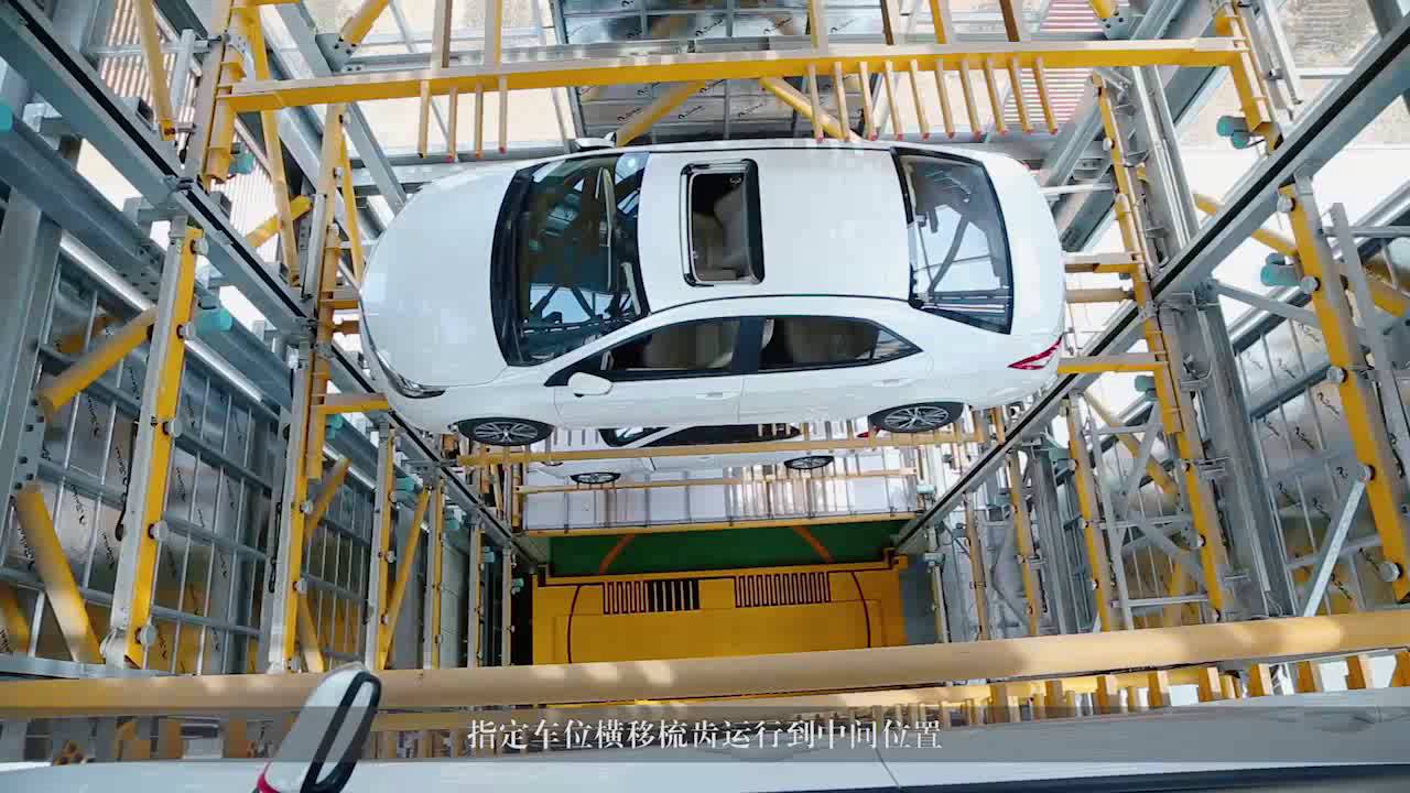 Tower parking system - YouTube