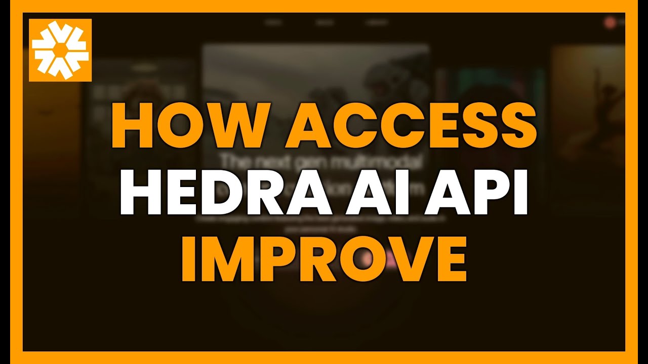 How to ACCESS the HEDRA AI API and IMPROVE your PROJECTS - YouTube