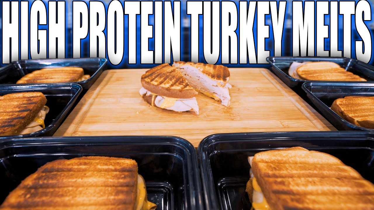 BODYBUILDING GRILLED TURKEY MELTS FOR THE WHOLE WEEK | High Protein ...