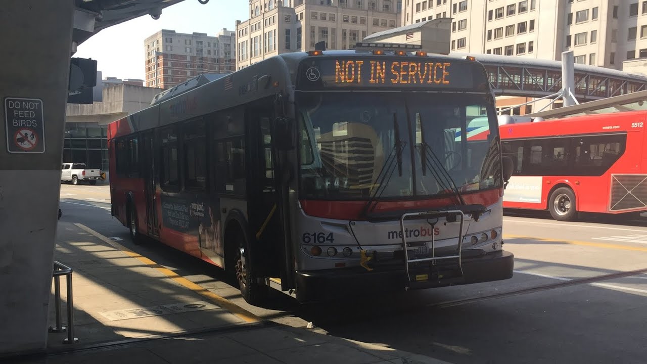 (Retired) WMATA Metrobus: 2006 New Flyer D40LFR #6164 on route F4 - YouTube
