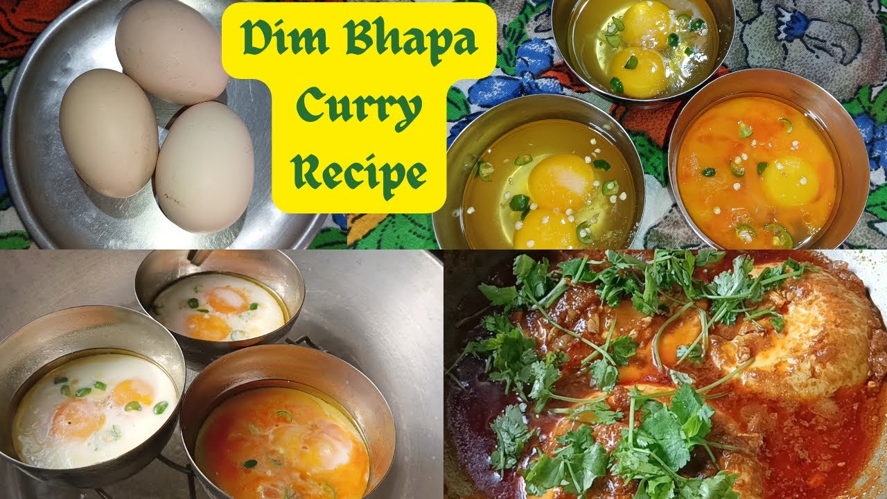 Dim Bhapa Recipe In Bengali | Bhapa Dim er jhol | ডিমের এই ভাপা রেসিপি ...