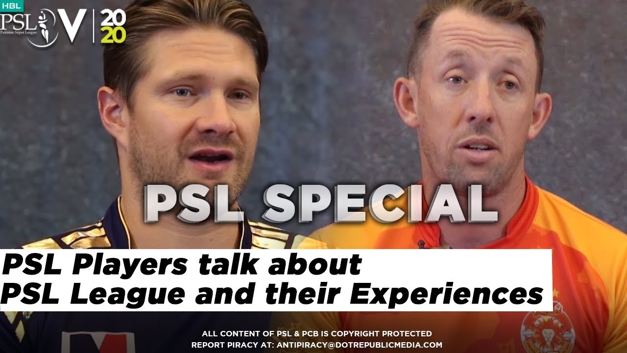 PSL Players talk about PSL League and their Experiences | HBL PSL 2020 ...