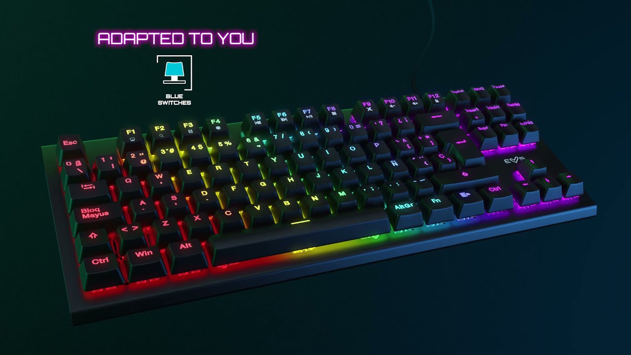 ES Gaming by Energy Sistem - Gaming Keyboard ESG K6 Mechanik (English ...