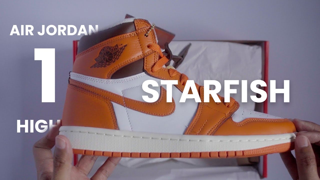 Early Look at the Air Jordan 1 High Starfish - YouTube