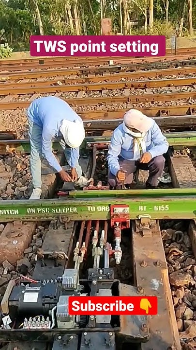 TWS point setting #shorts @RailwayTechnical - YouTube