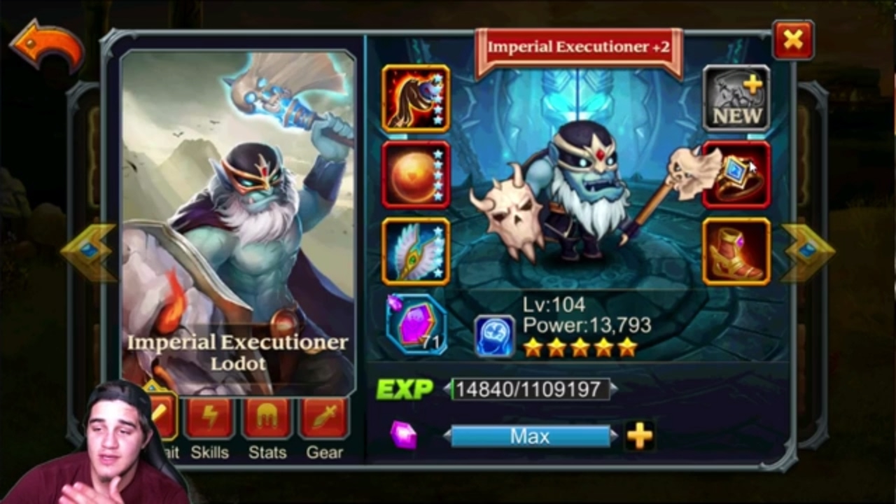 Full Maxed Red 2 Imperial Executioner Heroes Charge - YouTube