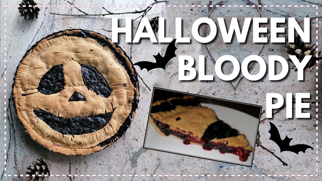 Bloody Pie 🦇 | Halloween pie food ideas | pizzaandbaklava - YouTube