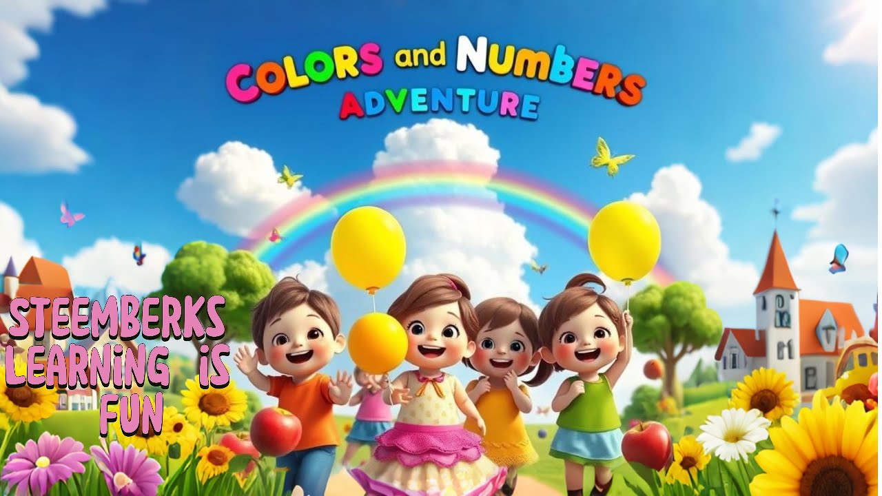 "Colors and Numbers Adventure Song for Kids "| Learn with Fun! 🌈 - YouTube