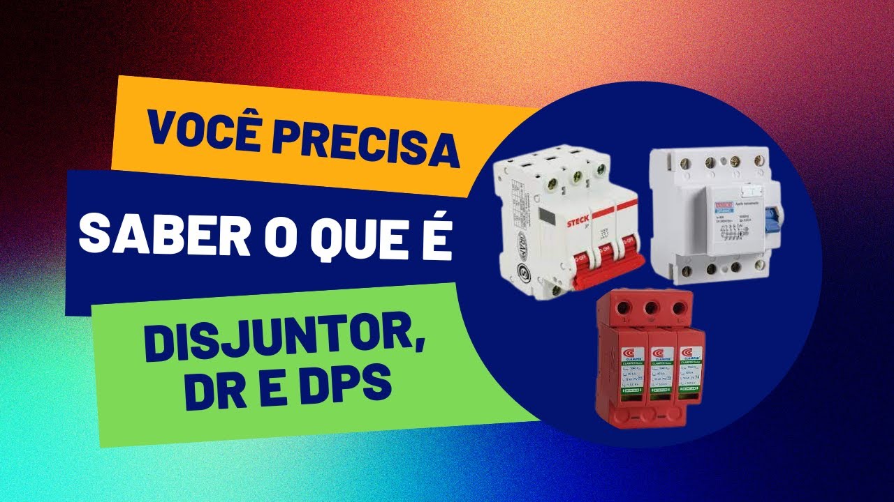 Diferença entre Disjuntor, DR e DPS - YouTube