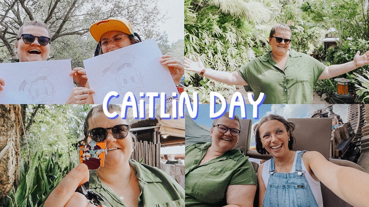 CAITLIN DAY AT DISNEY'S ANIMAL KINGDOM - YouTube