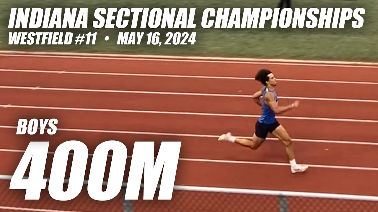 400M (Heat 1) - 2024 HSE Boys - Sectional 11 - Michael Griffith - YouTube