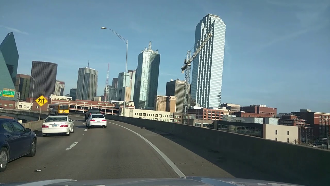 Downtown Dallas traffic - YouTube