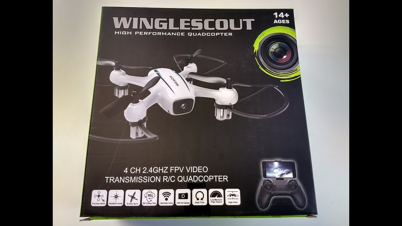 Unboxing Drone Wave Razor con videocamera HD (720P) - YouTube