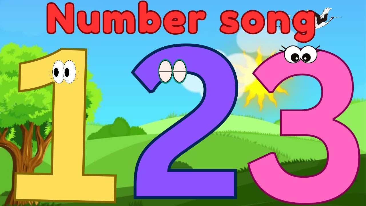 Fun 1234 numbersong for kids| counting video for kindergarten| learn ...