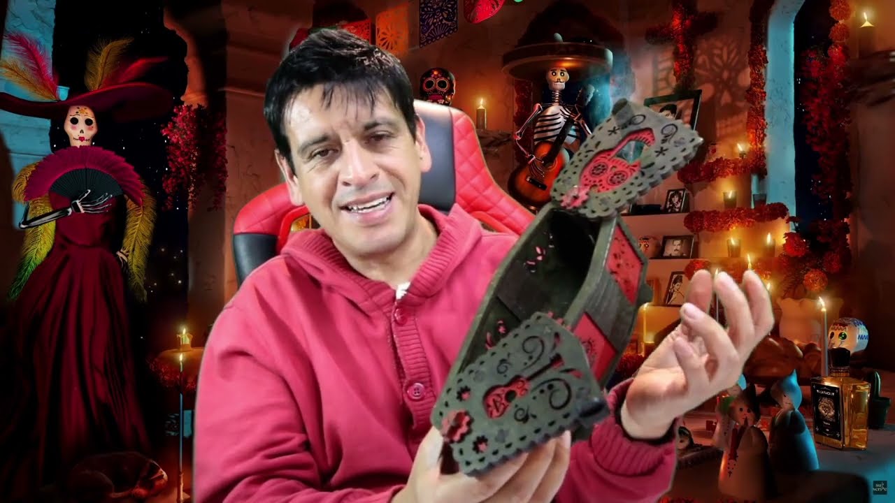 Caja ATAÚD dia de Muertos MEXICO / Corte Laser - YouTube