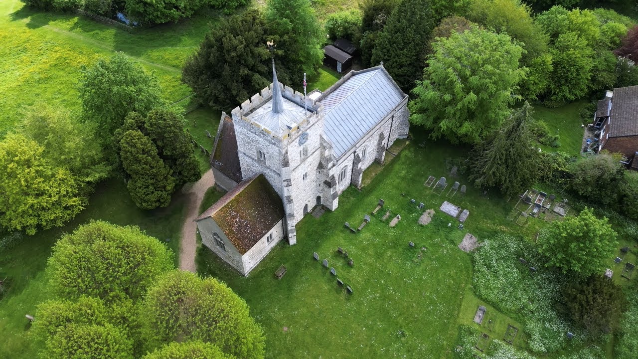 Pirton Church and Water Tower: A Stunning Aerial Adventure Through ...