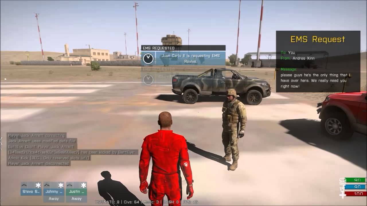 Arma 3 Taki life EMS - YouTube
