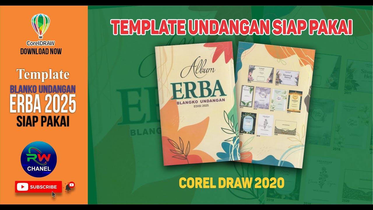Undangan Erba 2025 GRATIS! Desain Elegan Siap Pakai - YouTube