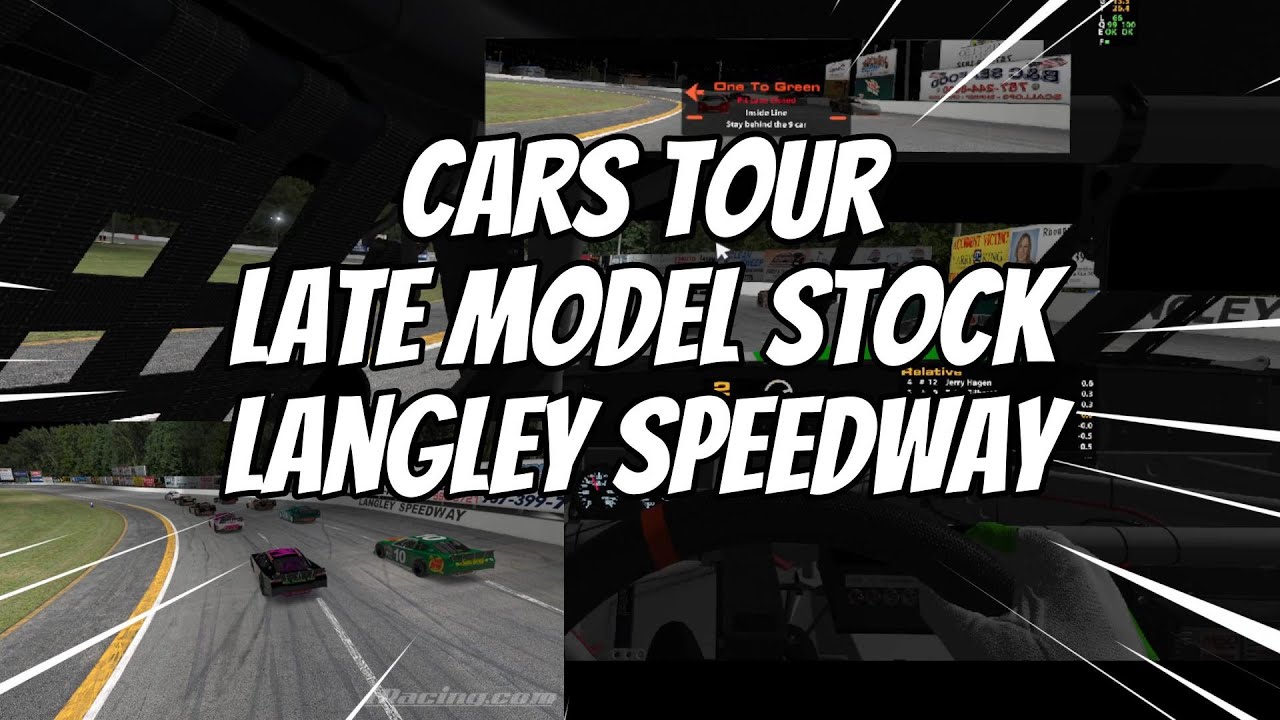Cars Tour Late Model Stock at Langley Speedway - YouTube