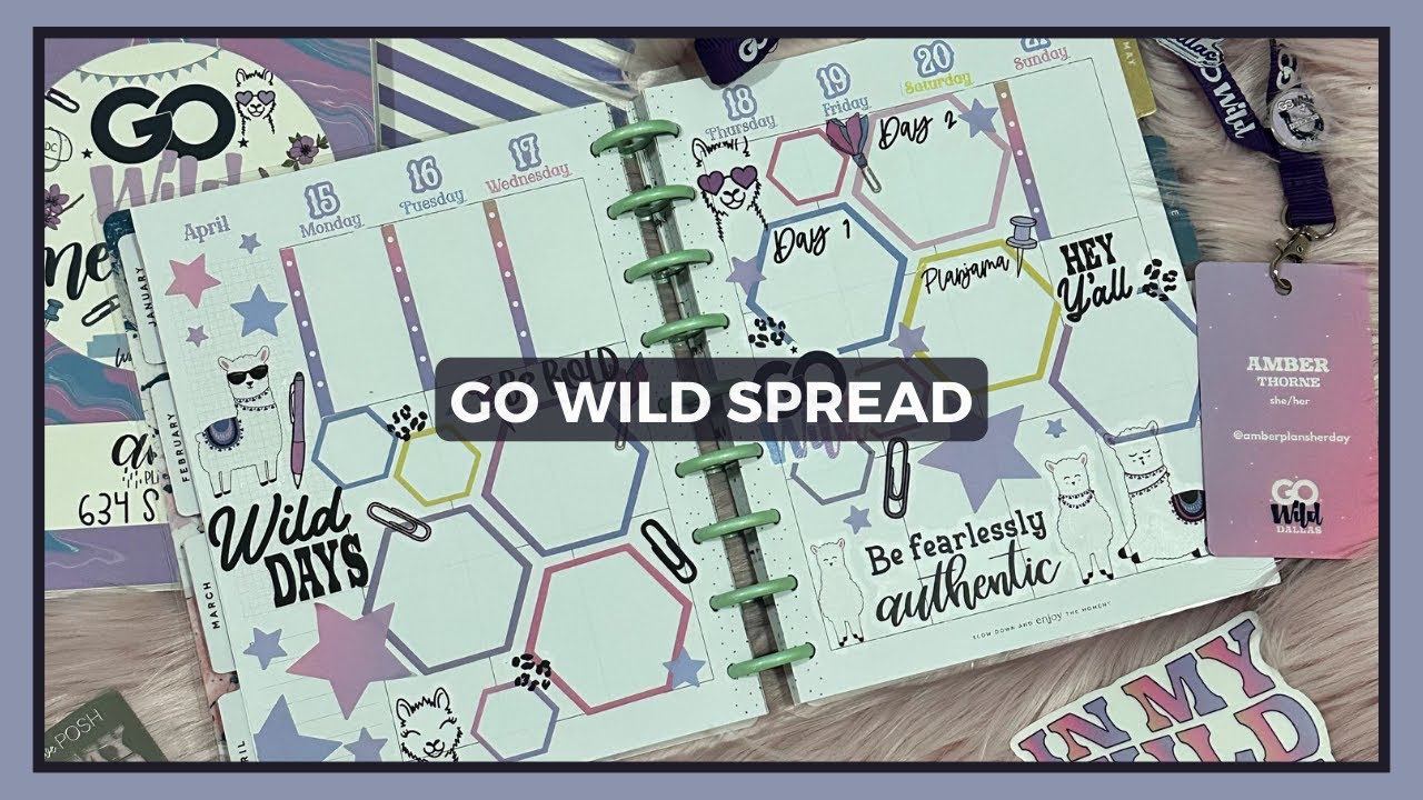 GO Wild Plan with Me | Classic Happy Planner - YouTube