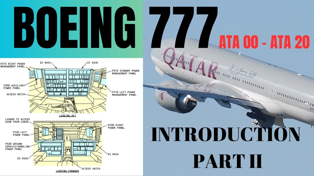 Boeing 777 - Introduction | Part 2 | ATA 00-20 | boeing 777 type ...