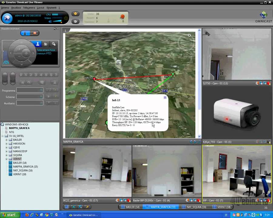 NTG-PRO-WR integrato in GENETEC OMNICAST - YouTube