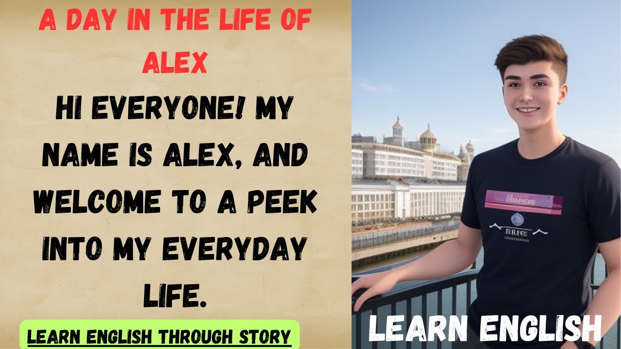 Story in English/Listening English practice/English learning/A Day in ...