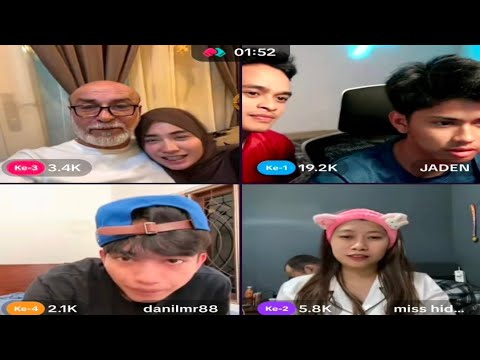 LIVE JADEN, RANIA, BABA, DANIL, MISS HIDAYAH, BANG NIDAL.#jaden #rania ...