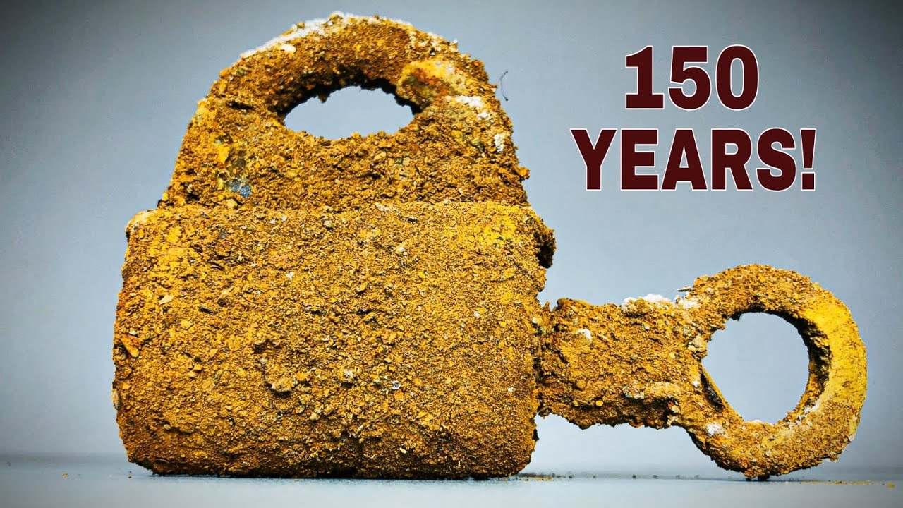 Extremely Rusty Antique Lock Restoration ! Lot Of Amazing Restoration ...