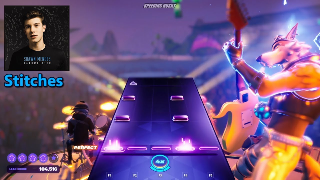 Fortnite Festival: "Shawn Mendes - Stitches" (Flawless Lead) - YouTube